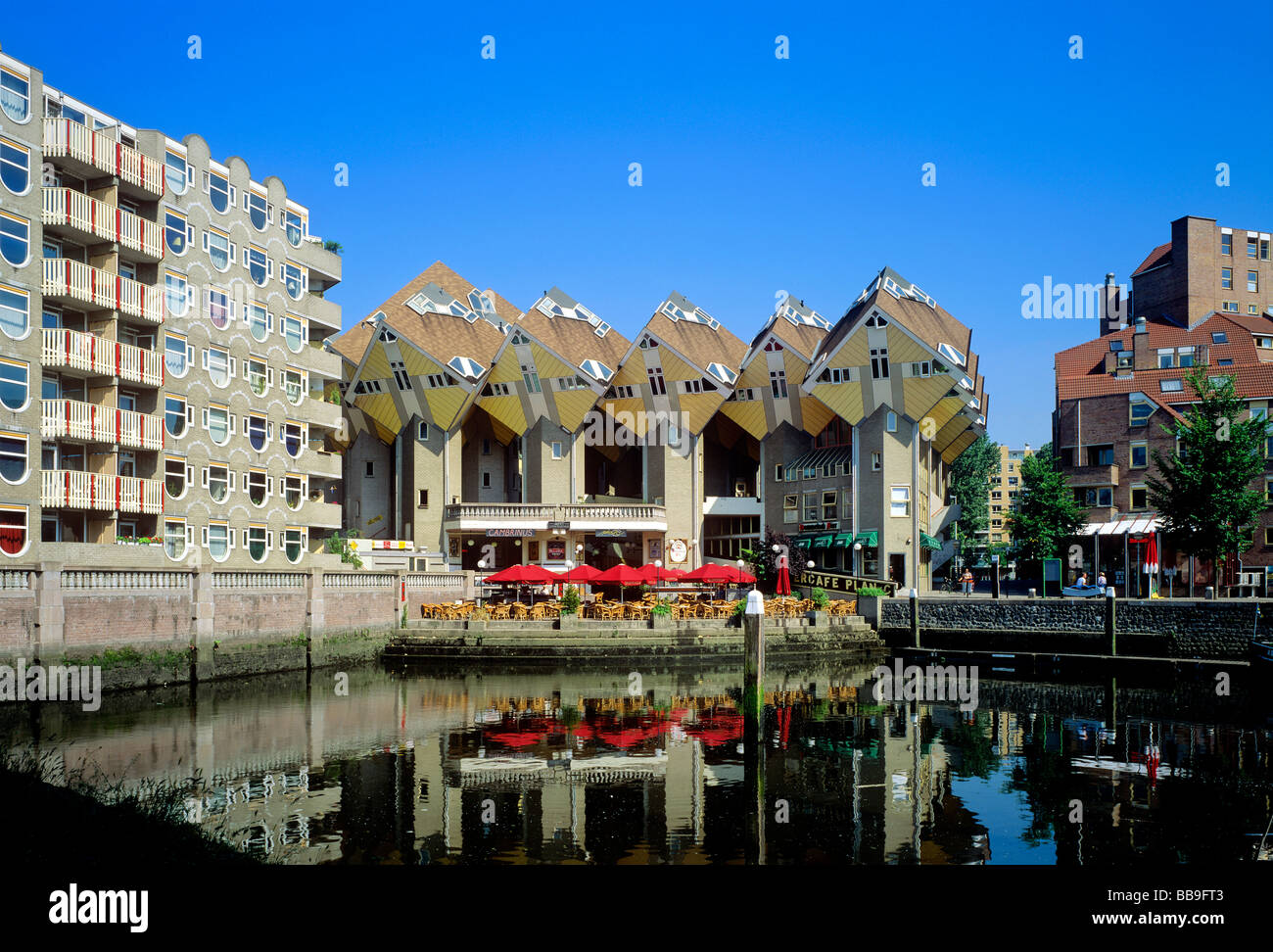 cubic houses by piet blom city of rotterdam holland editorial use only ...