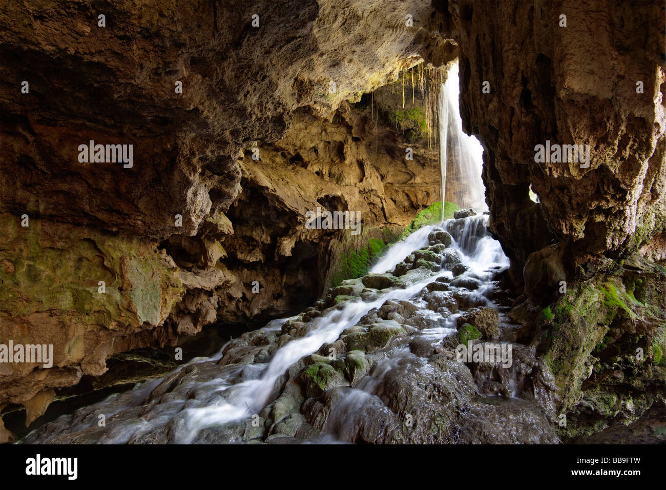 Underground cavern near Pamukkale in western Turkey, the Kaklik Cave ...