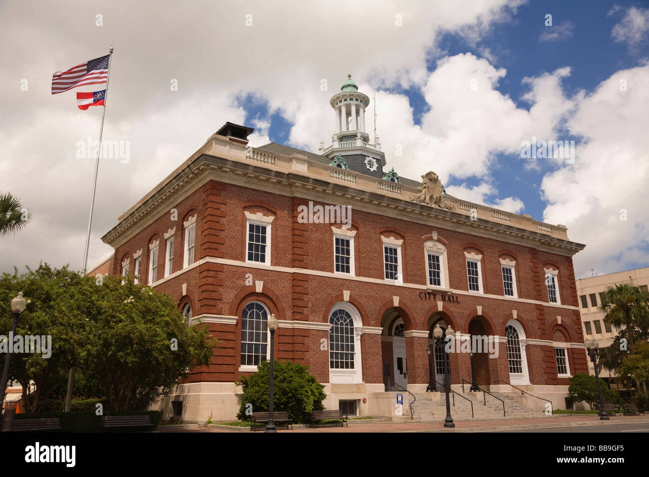 City Hall Brunswick Georgia USA Stock Photo - Alamy