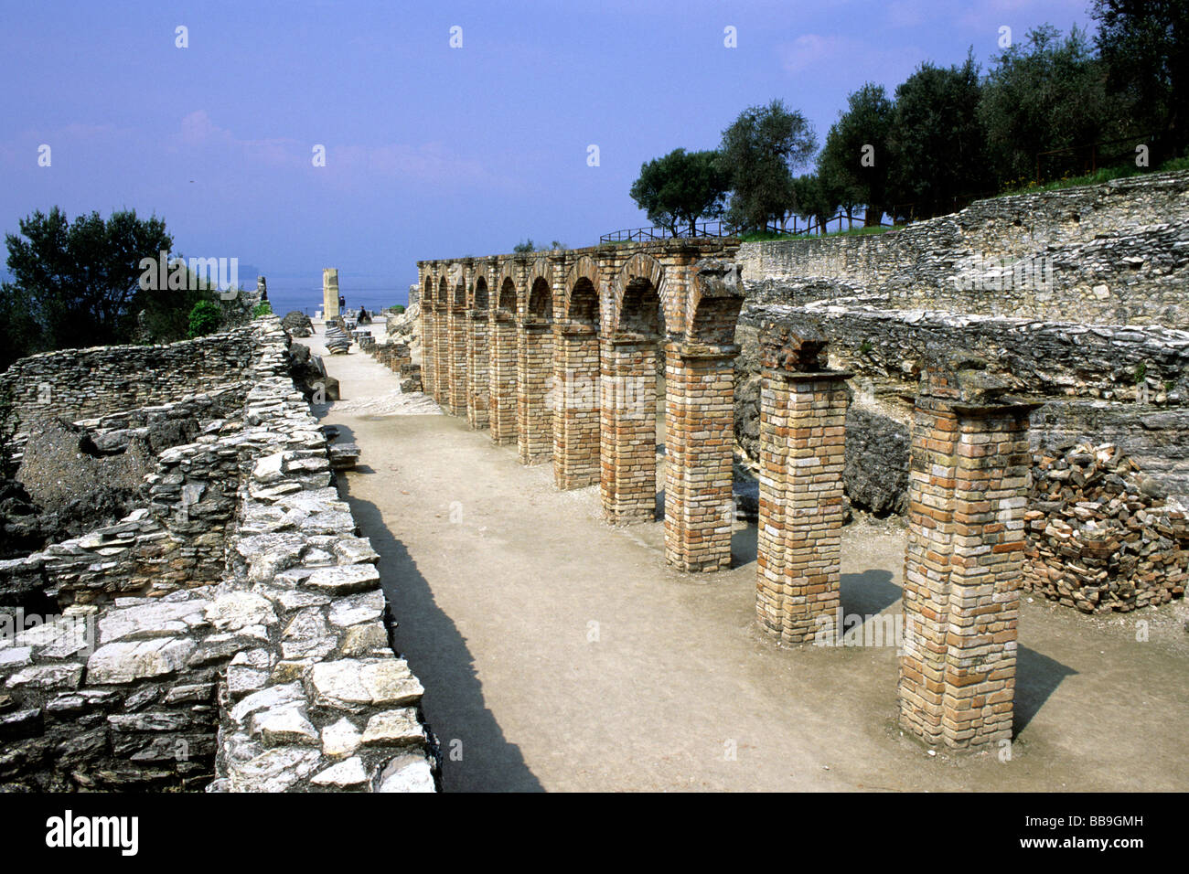 Catullo Caves to Sirmione on the Garda Lake Province of Brescia Italy ...
