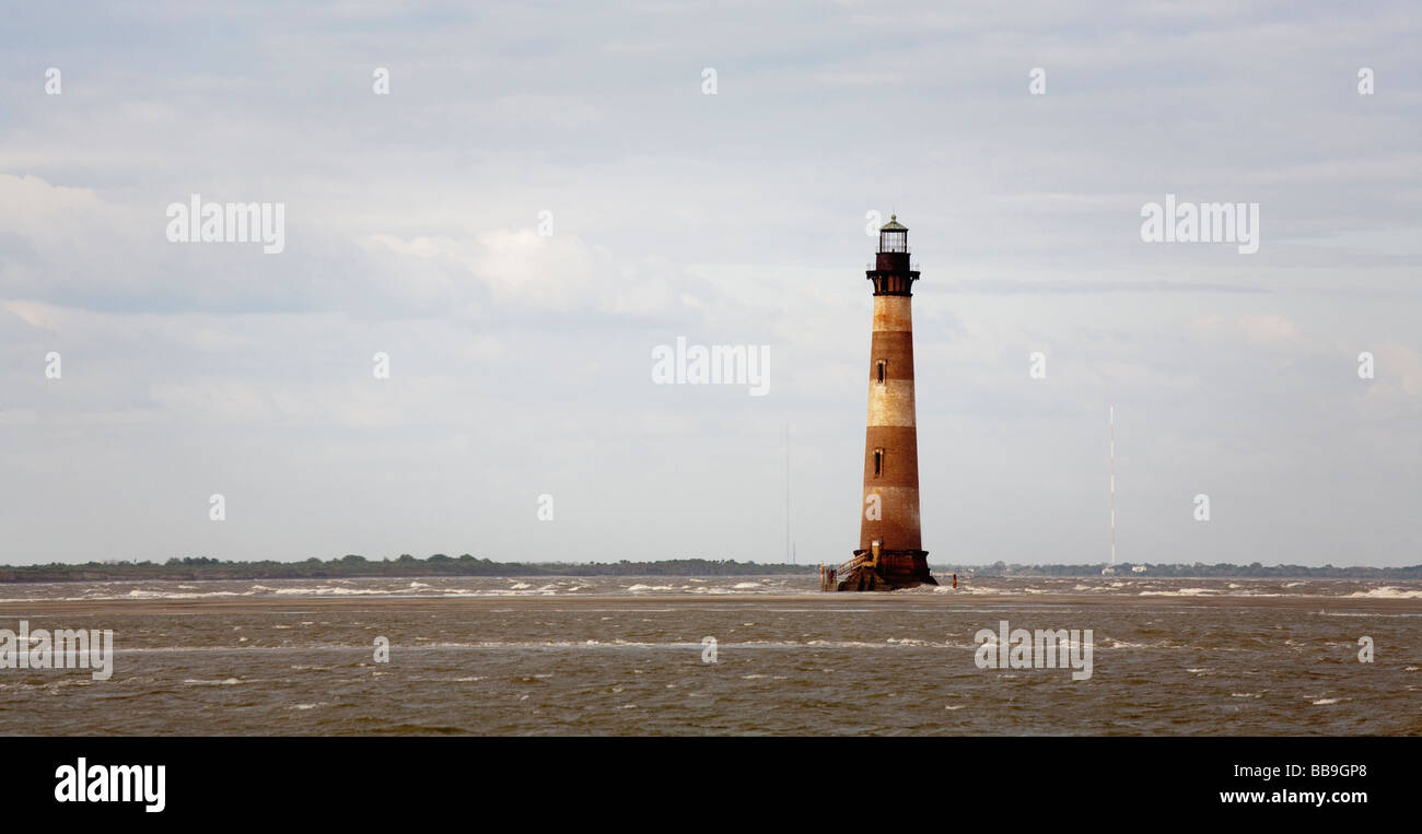 Morris Island Lighthouse, Folly Beach, Charleston County, South ...