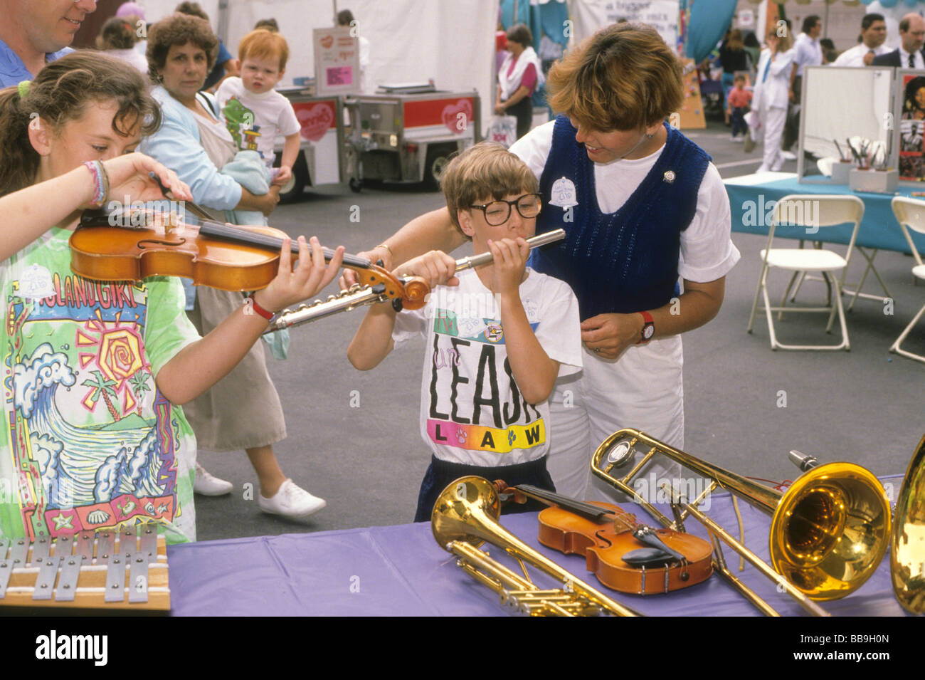 Music fair education demo instrument play learn try experiment discover ...