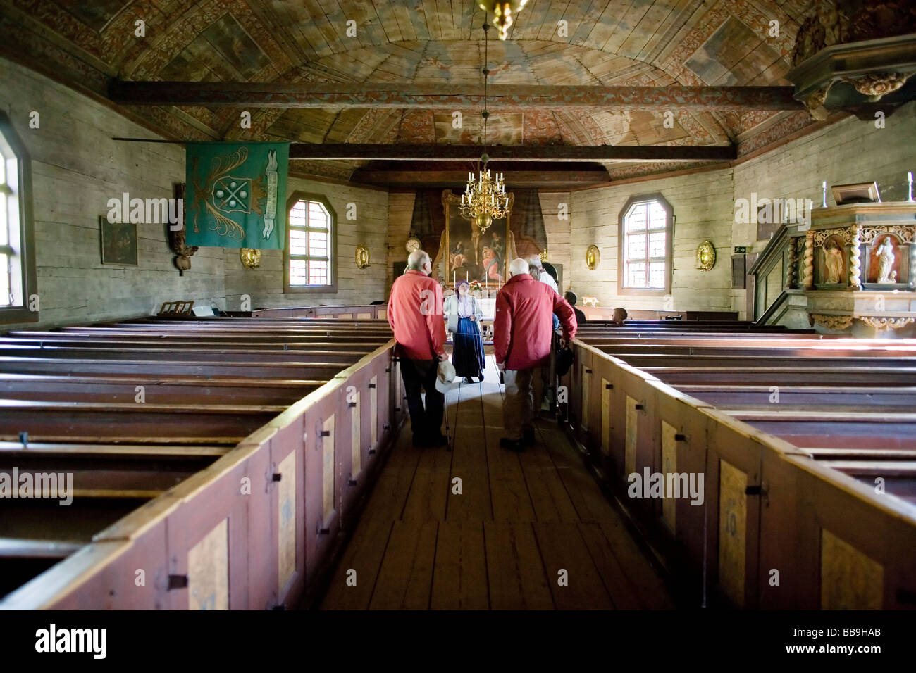 Seglora Church (Skansen Stock Photo - Alamy