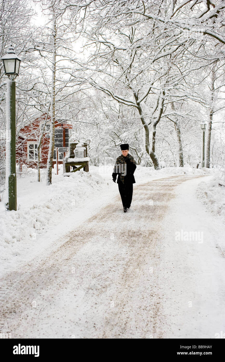 Skansen in winter Stock Photo - Alamy