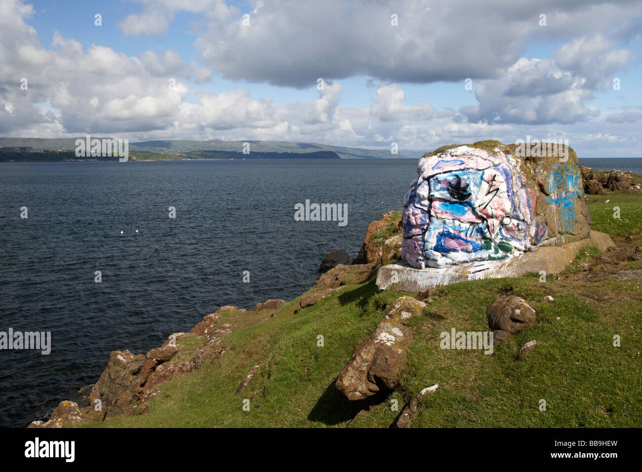 the painted rock local landmark known as the rocking stone in browns ...