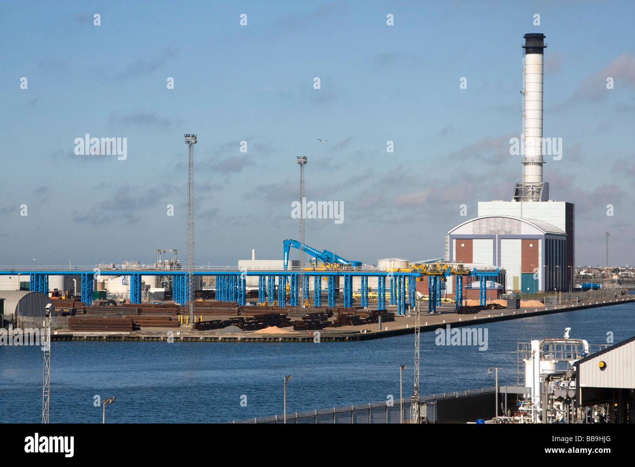 shoreham - by - sea power station industrial quayside east sussex ...