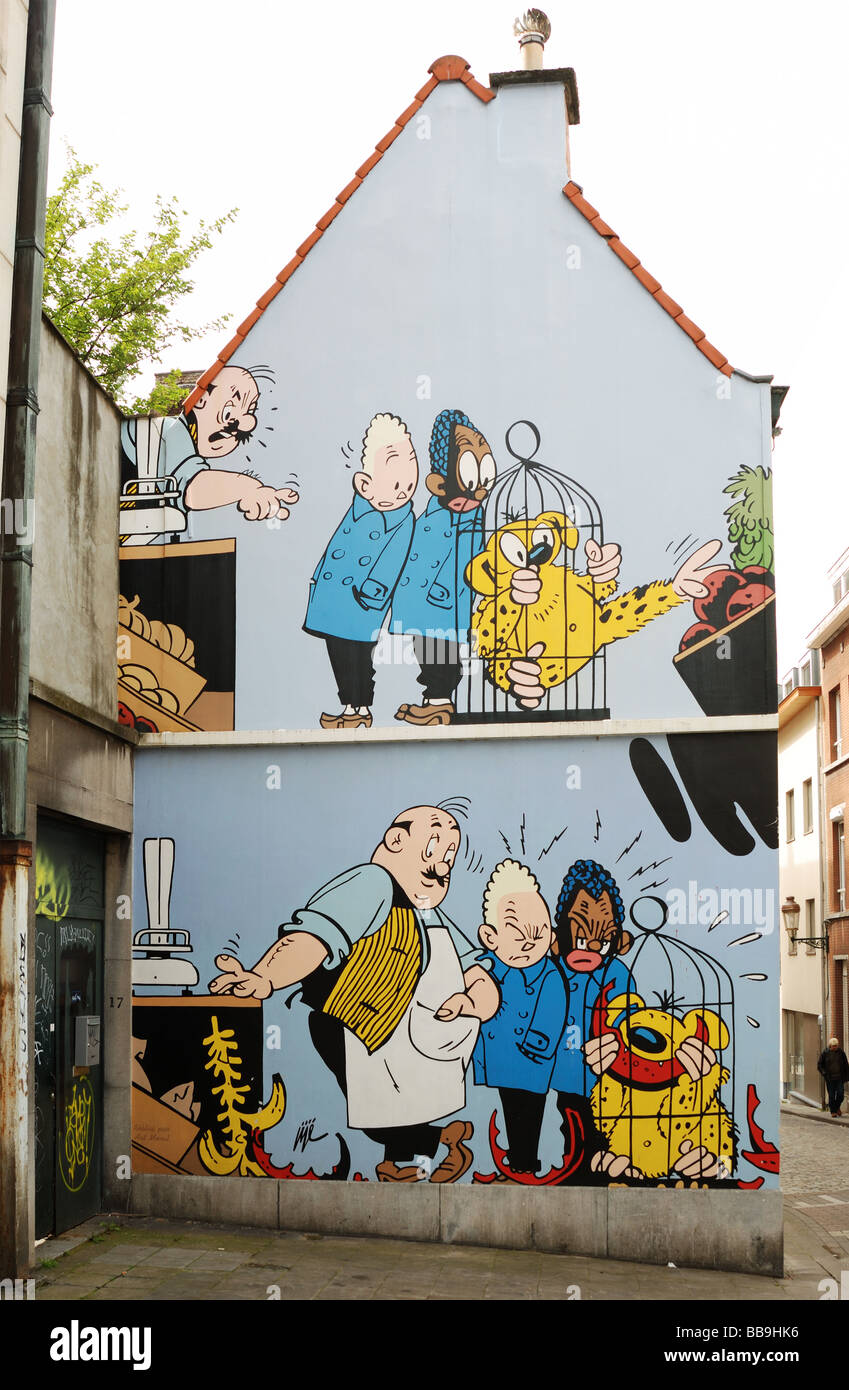 Comic strip wall hi-res stock photography and images - Alamy