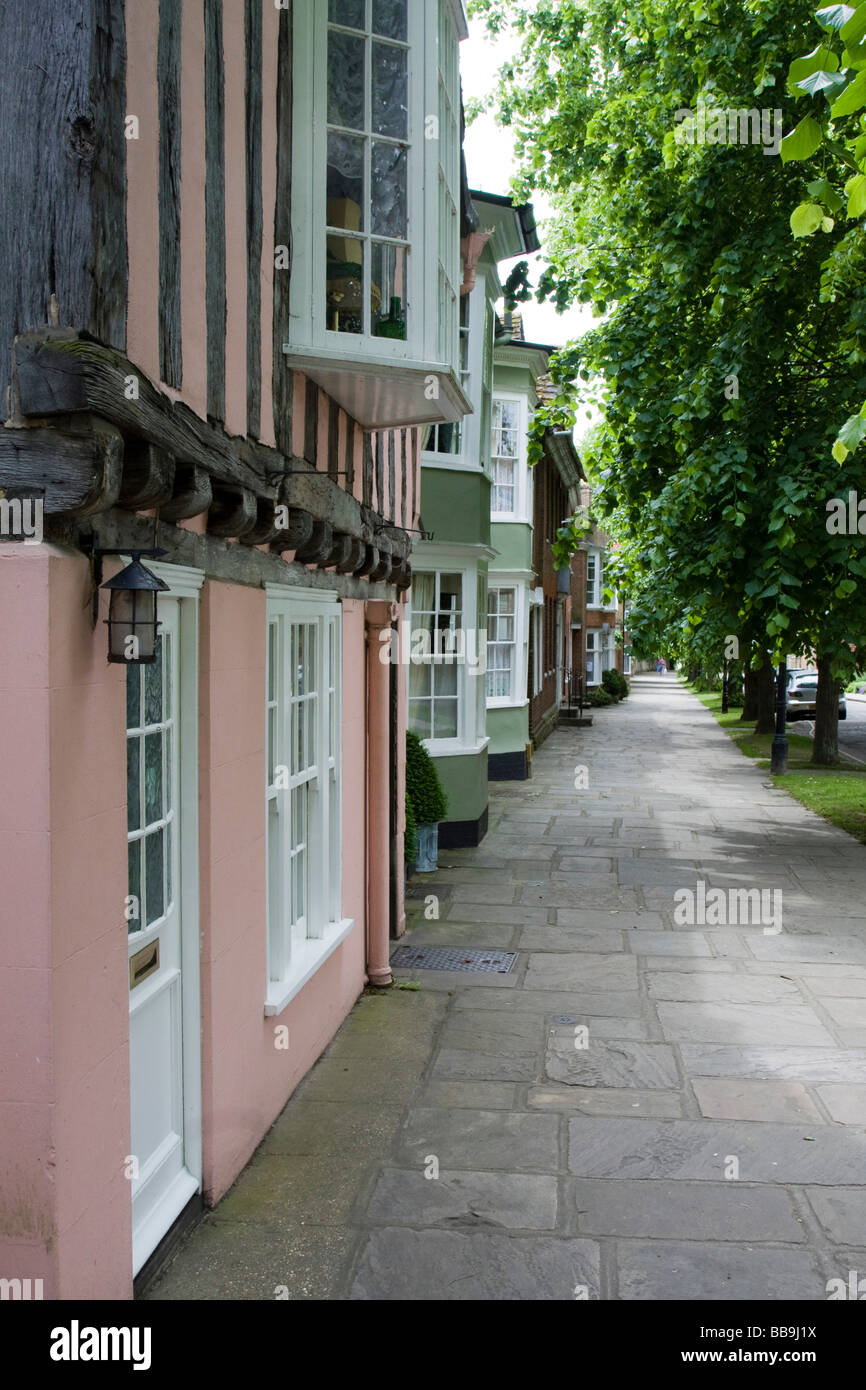 the causeway horsham town centre high street shopping sussex england uk ...