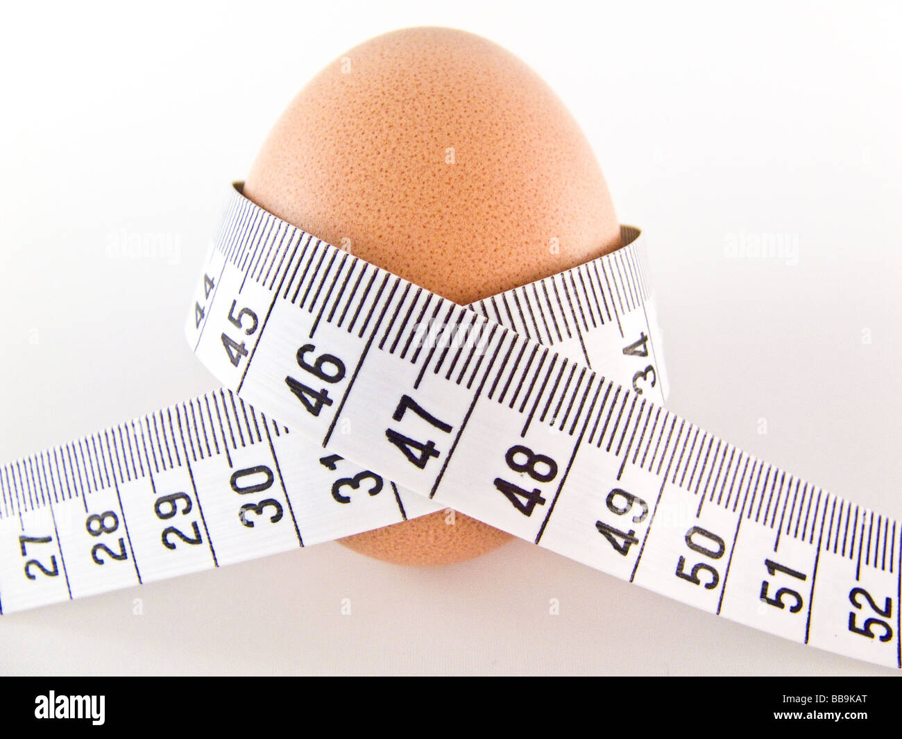 Egg with measure Stock Photo - Alamy