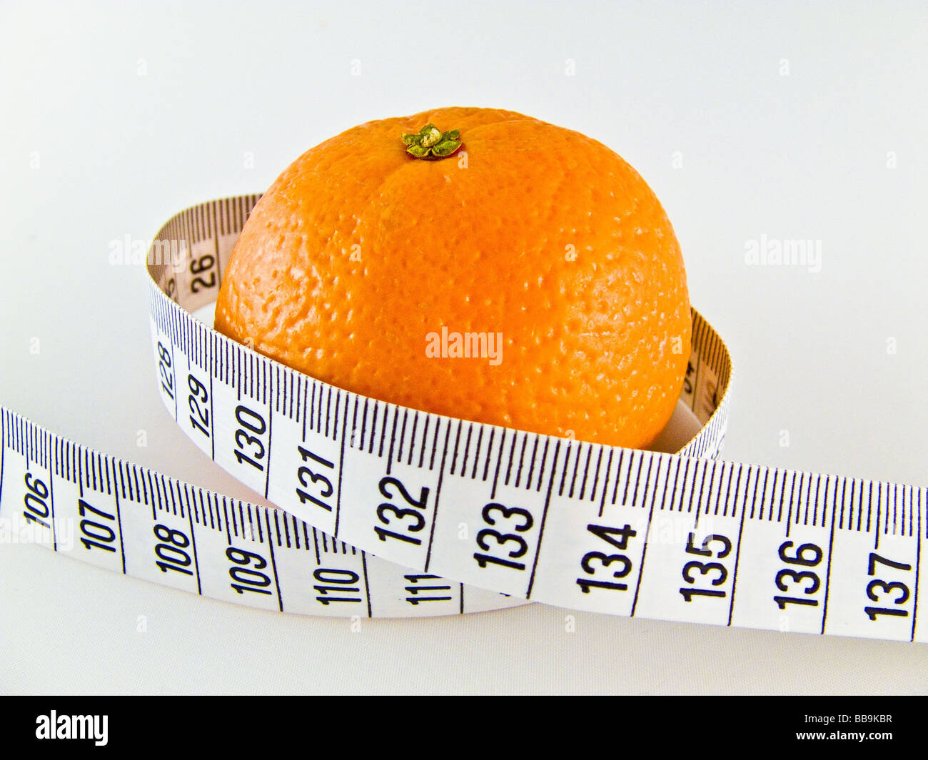 Fruit with measure Stock Photo - Alamy