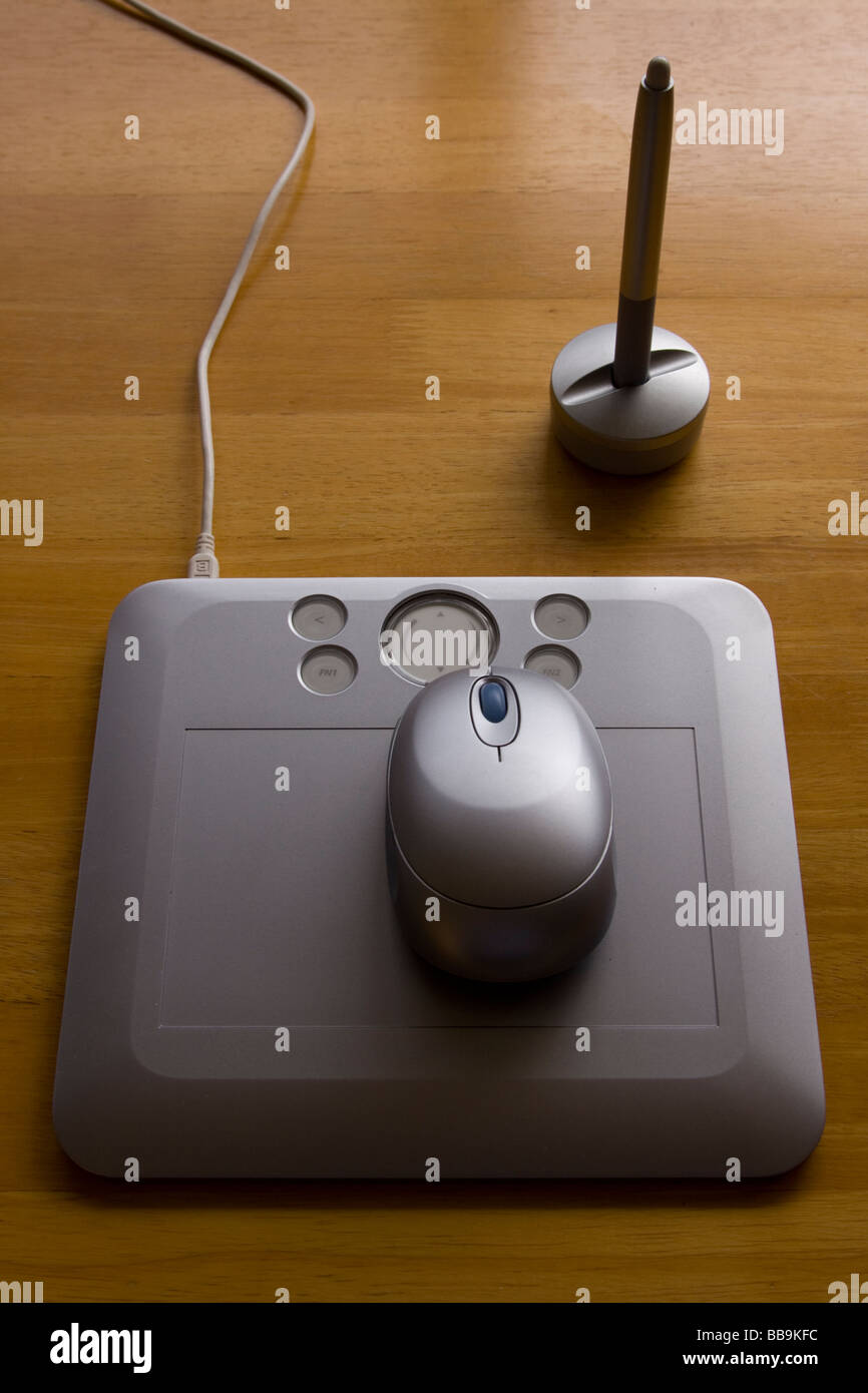 Wacom computer peripheral tool hi-res stock photography and images - Alamy