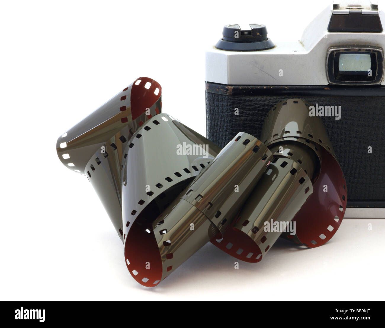 Film and old camera Stock Photo - Alamy