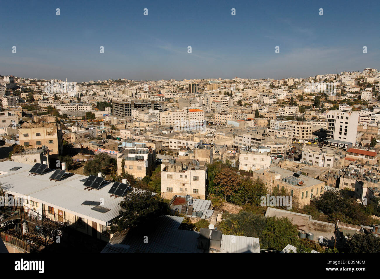 Judea Hebron Mountain A view of Hebron from Tel Rumeida Stock Photo - Alamy