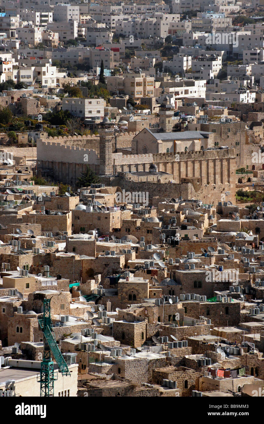 Judea Hebron Mountain The Cave of Machpelah at the heart of Hebron a ...