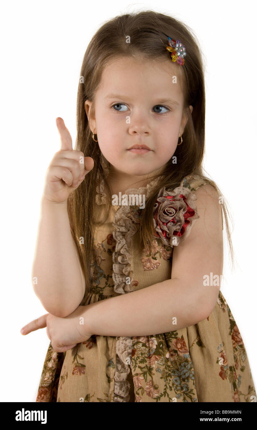 Little girl hand up Stock Photo - Alamy