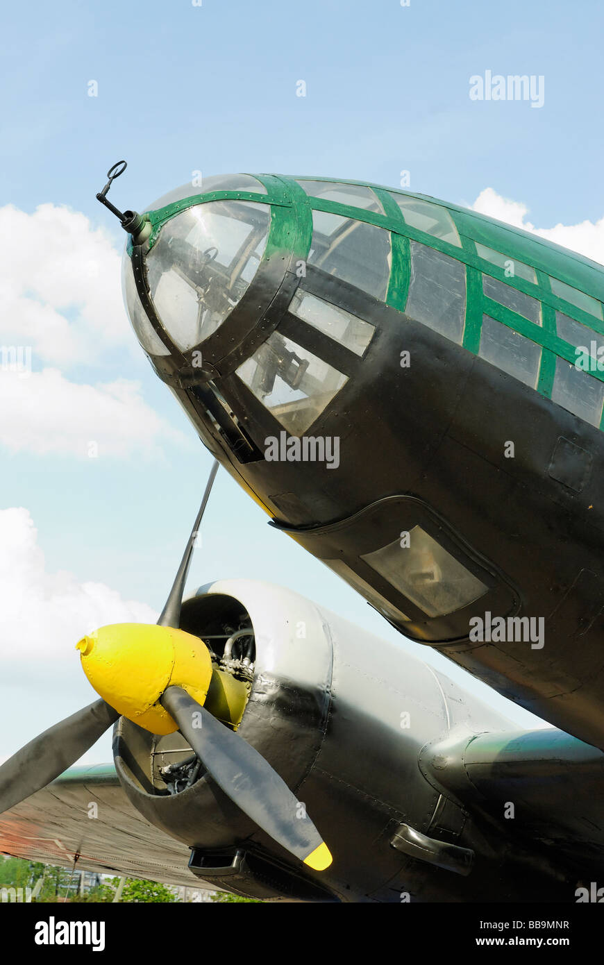 Cockpit of the Soviet long distance bomber Iljushin Il 4 DB 3F Stock ...