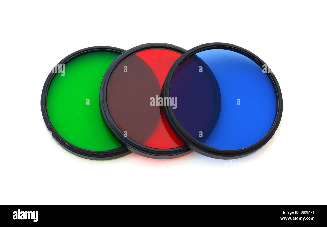 Red green blue filters hi-res stock photography and images - Alamy