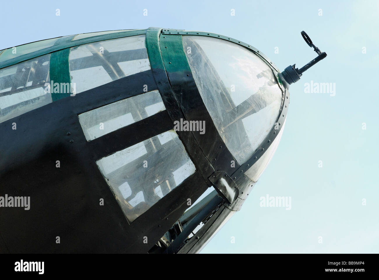 Cockpit of the Soviet long distance bomber Iljushin Il 4 DB 3F Stock ...