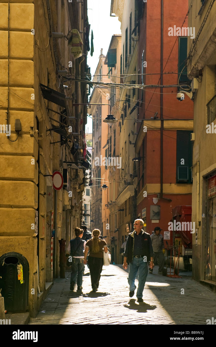 Caruggi Genoa Italy Stock Photo - Alamy