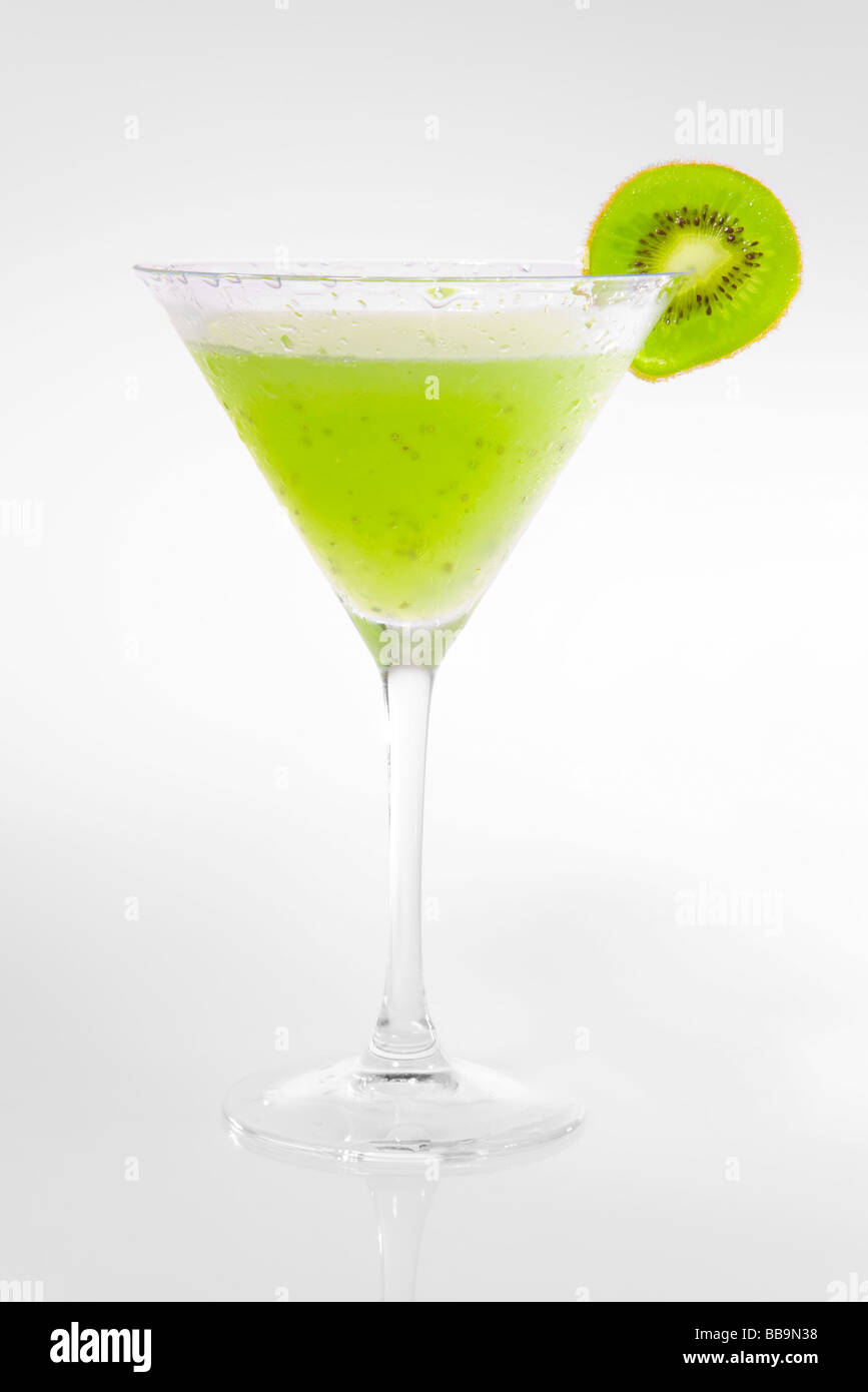 Cocktail on white background Stock Photo - Alamy