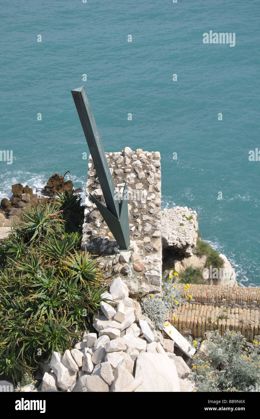 Arrow Sculpture in the garden of the Chateau Grimaldi, the Picasso ...