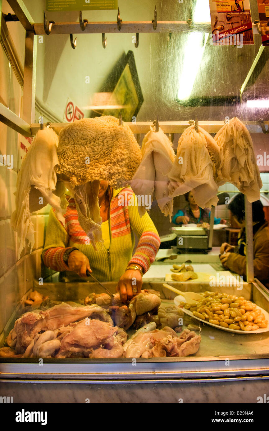 Tripe shop in the carrugi Genoa Italy Stock Photo - Alamy