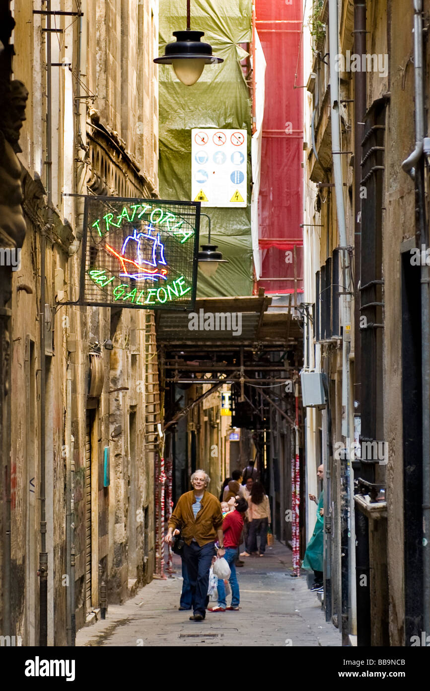 Caruggi Genoa Italy Stock Photo - Alamy