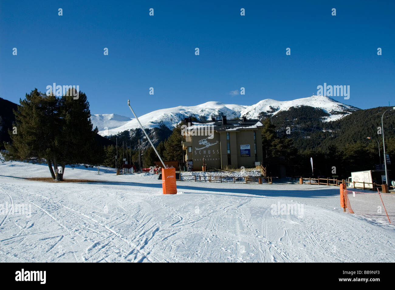 Spain La Molina Dec 2008 Stock Photo - Alamy