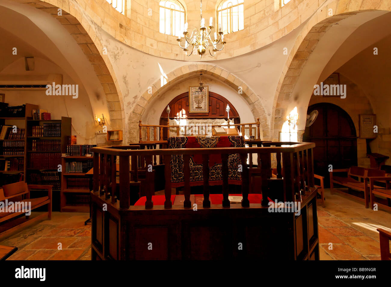Judea Hebron Mountain Abraham Avinu Synagogue at the Jewish quarter in ...