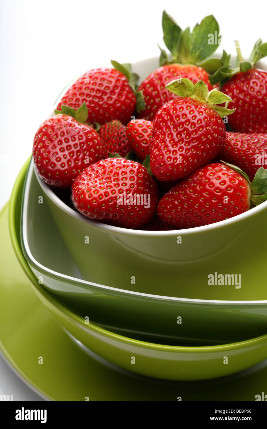 fresh red strawberries Stock Photo - Alamy
