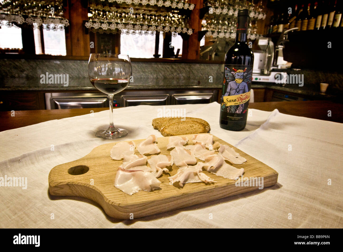 Lard of Arnad Province of Aosta Italy Stock Photo - Alamy