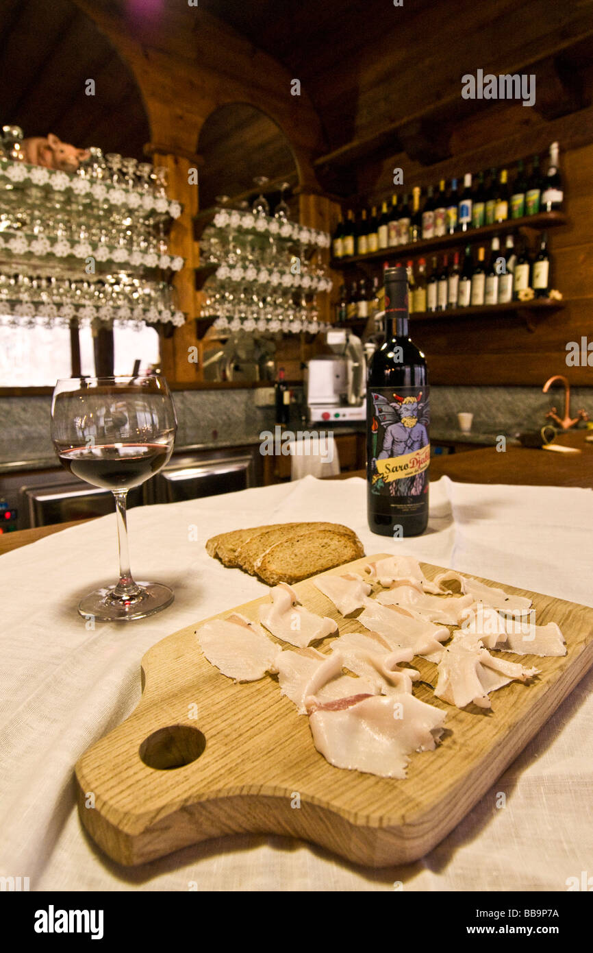 Lard of Arnad Province of Aosta Italy Stock Photo - Alamy