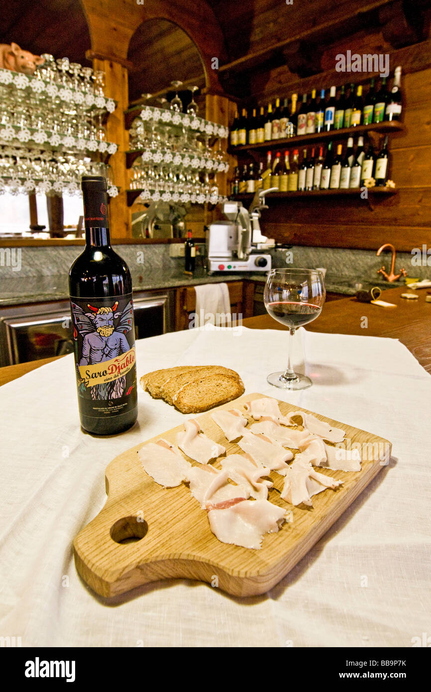 Lard of Arnad Province of Aosta Italy Stock Photo - Alamy