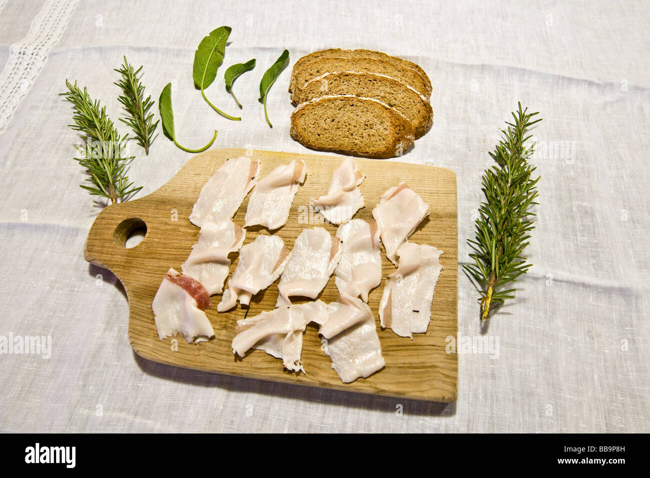 Lard of Arnad Province of Aosta Italy Stock Photo - Alamy