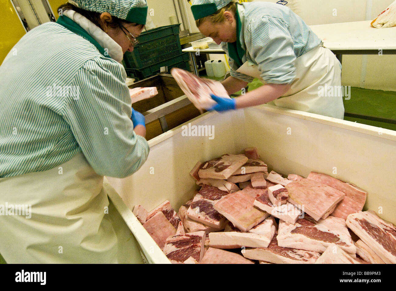 The processing of lard of Arnad Province of Aosta Italy Stock Photo - Alamy