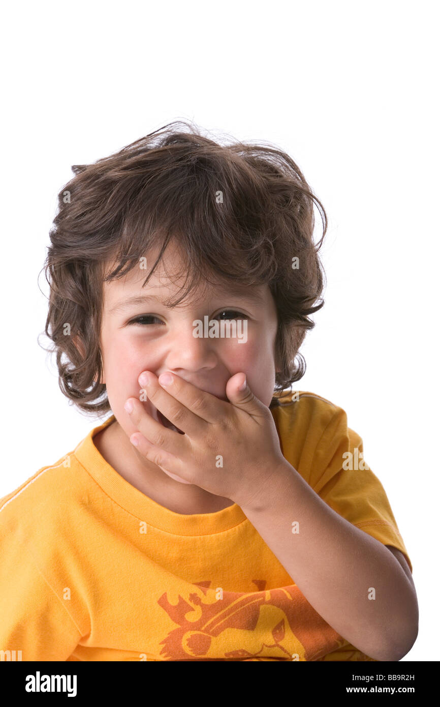 Portrait of a laughing little boy Stock Photo - Alamy