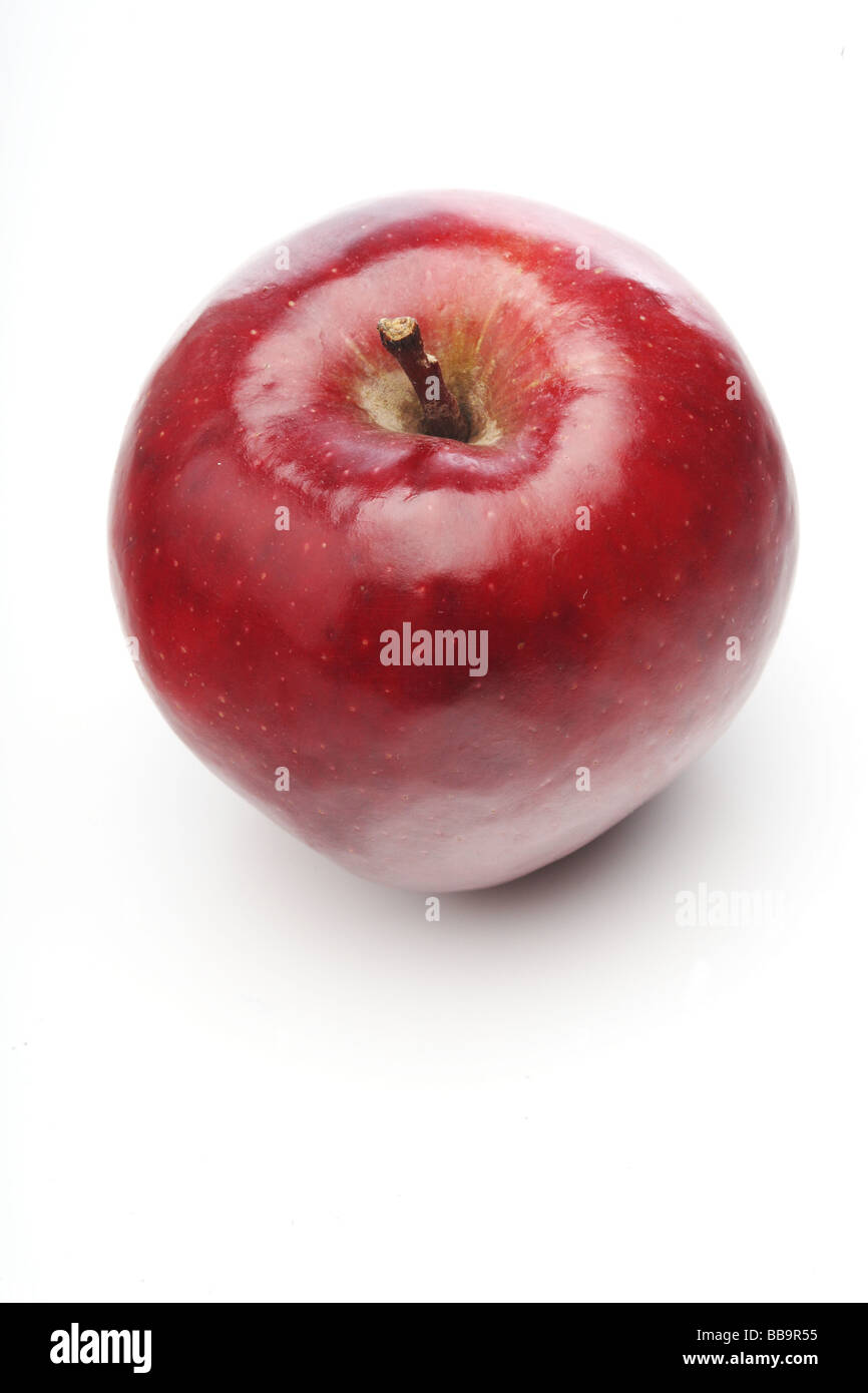 Red apple whole fruit Cut Out Stock Images & Pictures - Alamy