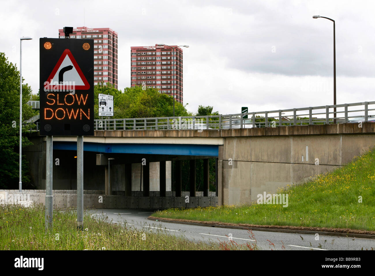 Electronic road sign hi-res stock photography and images - Alamy
