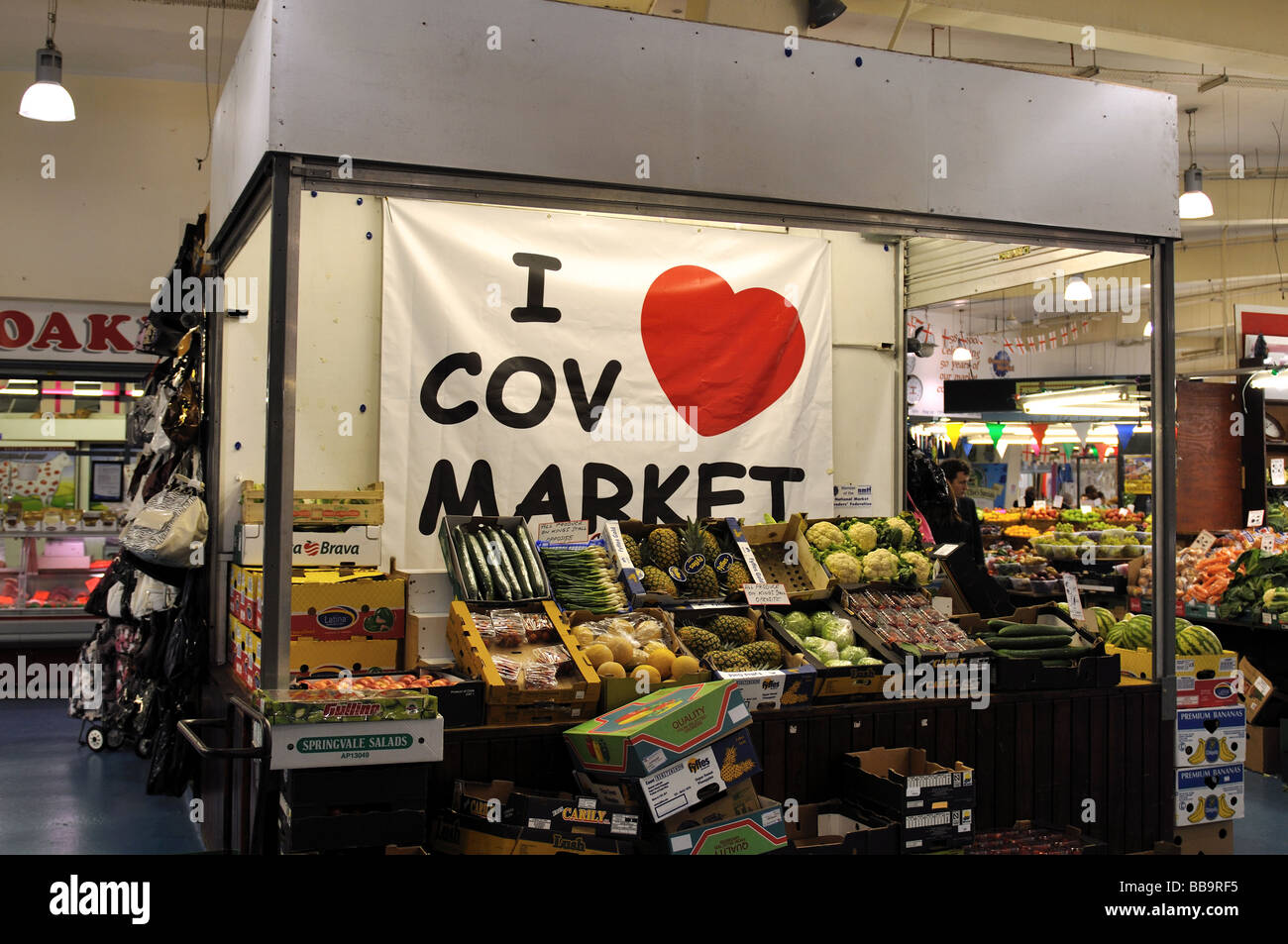 Coventry Market, Coventry, West Midlands, England, UK Stock Photo - Alamy