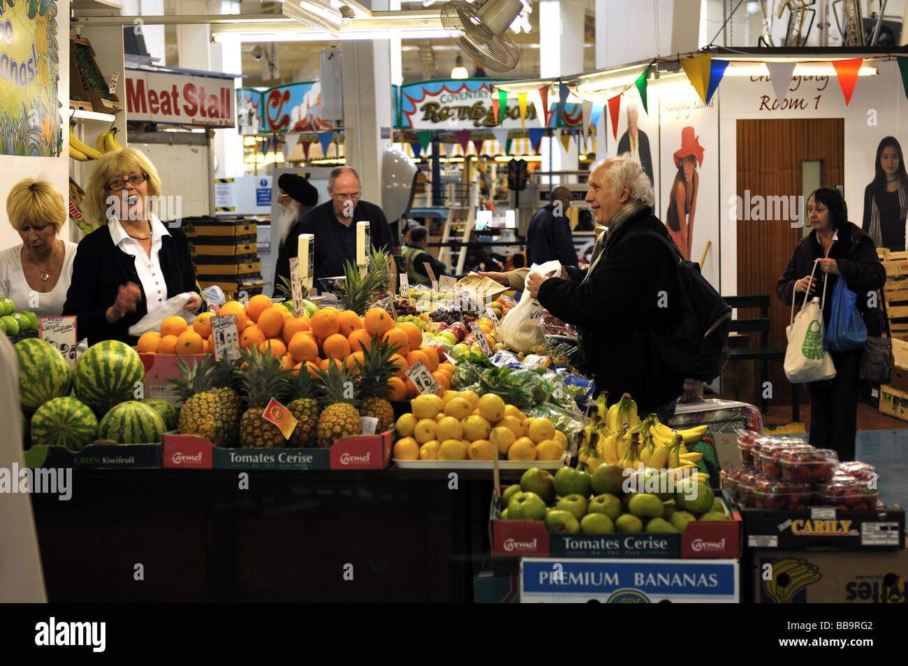 Coventry Market, Coventry, West Midlands, England, UK Stock Photo - Alamy