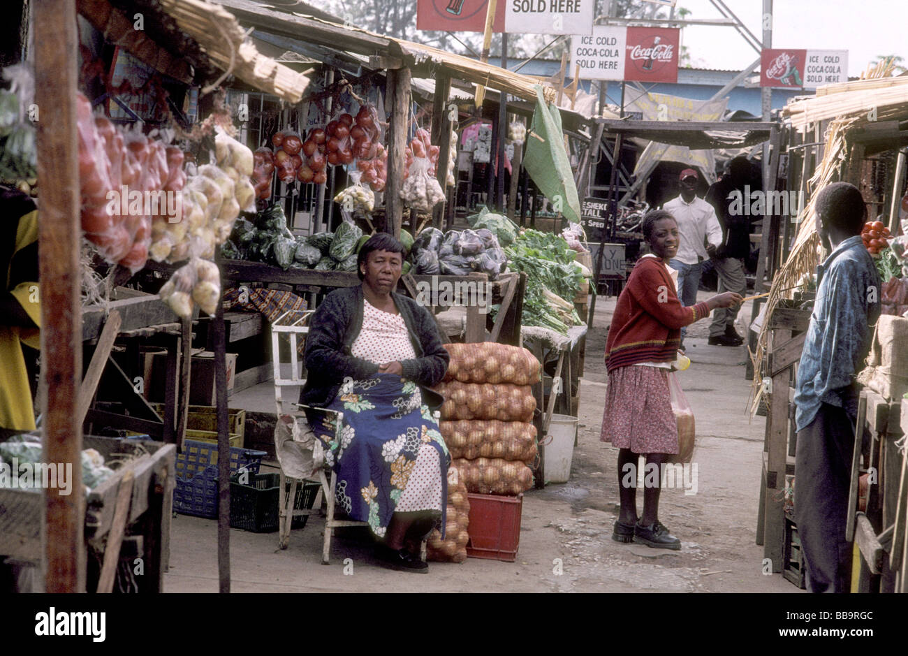 northmead market lusaka zambia Stock Photo - Alamy