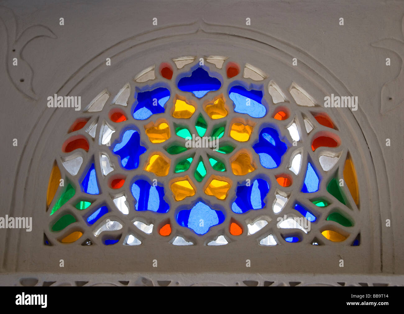 alabaster window, Yemen Stock Photo - Alamy