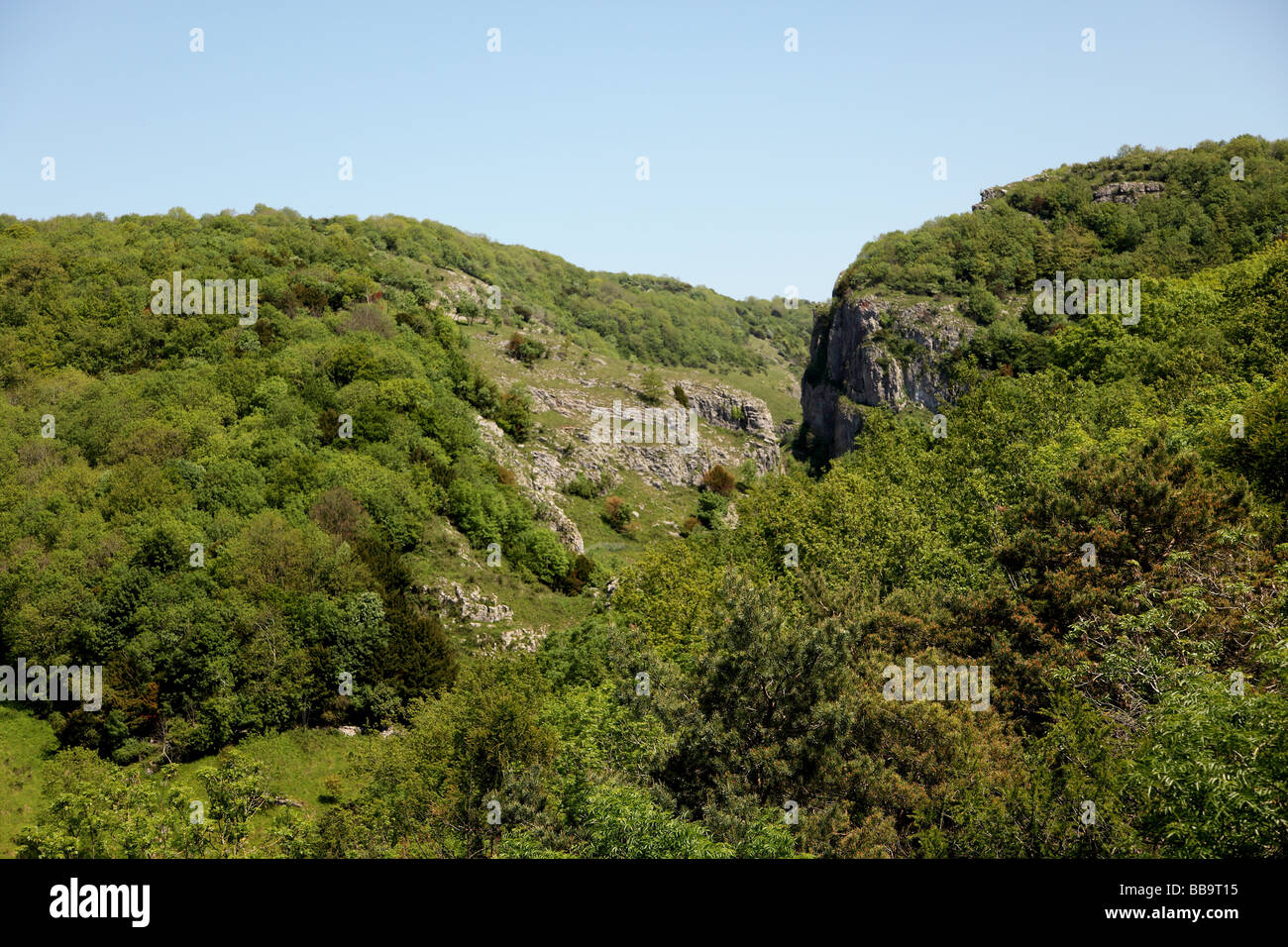 High views of Cheddar, Somerset Stock Photo - Alamy