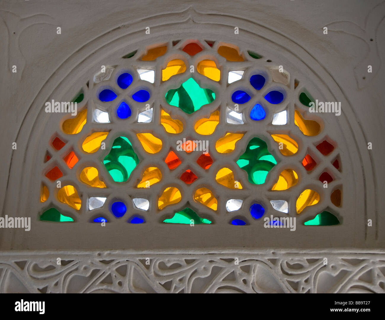 alabaster window, Yemen Stock Photo - Alamy