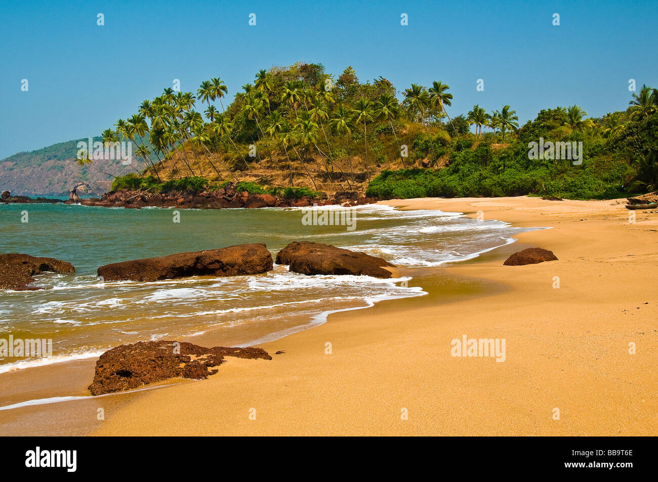 Cola Beach Canacona South Goa India Stock Photo - Alamy