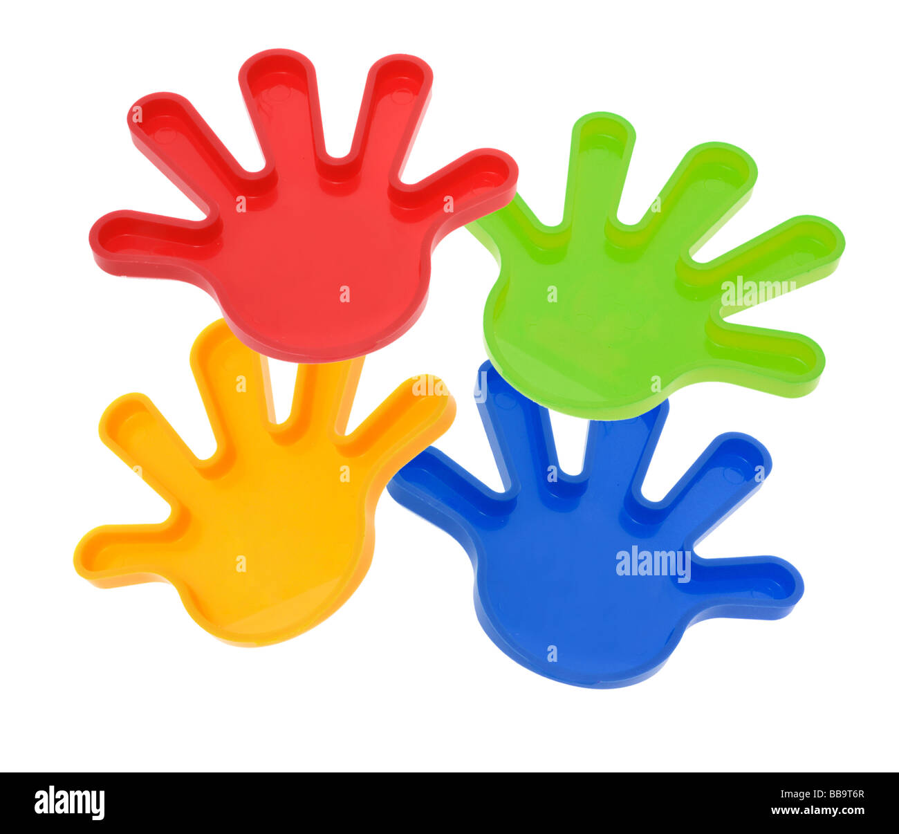 Plastic Toy Hands Stock Photo - Alamy