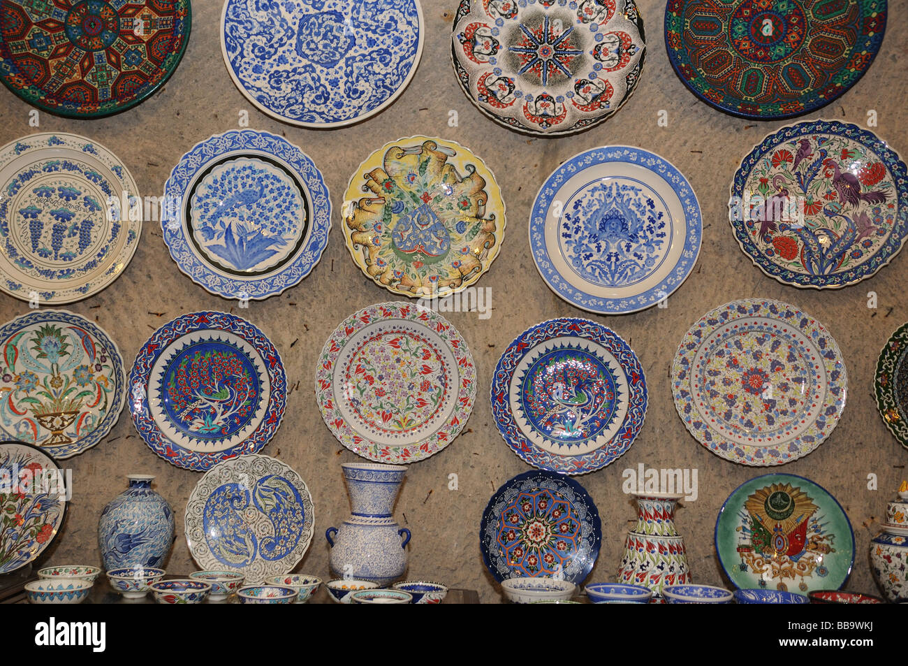 Pottery from Firca in Avanos Turkey is handmade with patterns that ...