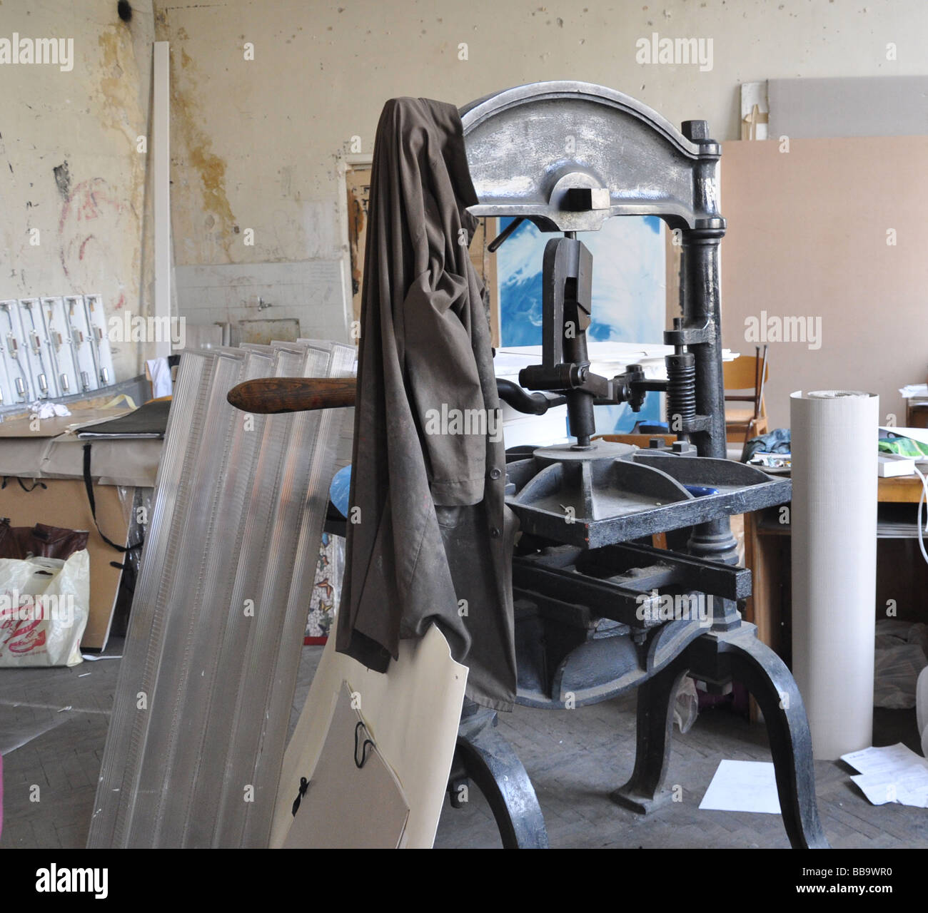 The Relief Press at the Budapest Academy of Fine Arts Stock Photo - Alamy