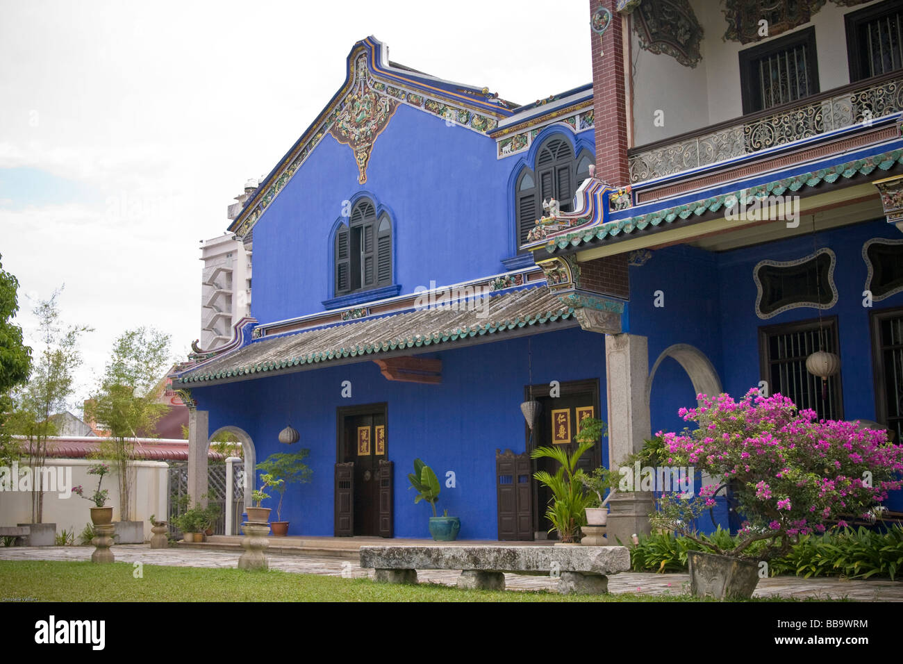 The Cheong Fatt Tze Mansion, also called the 'Blue Mansion' is a ...