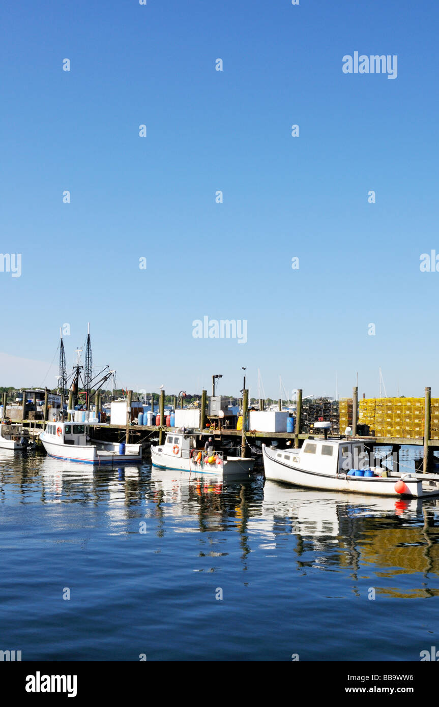 Commercial fishing wharf in newport ri hi-res stock photography and ...